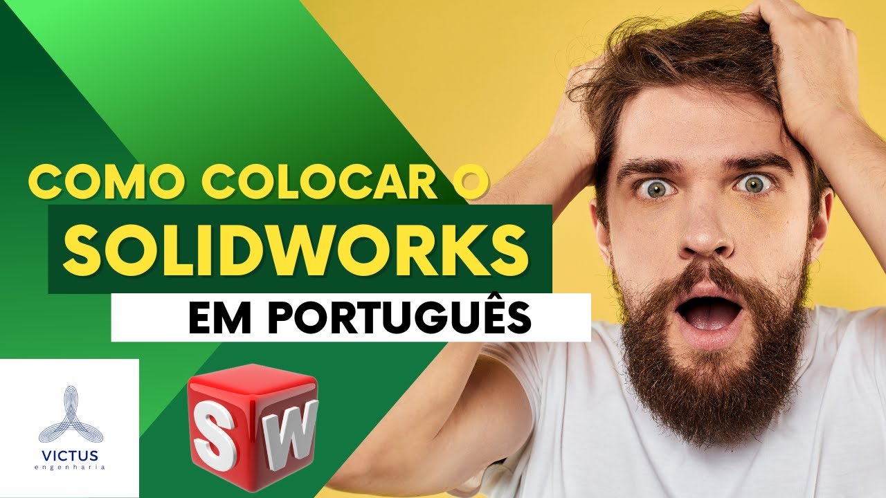Como colocar o SolidWorks em Português / Como alterar o idioma do Solidworks #solidworks # ...