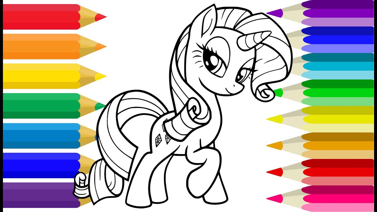 My Little Pony Coloring Fun | Adventures with The Coloring Crews - YouTube