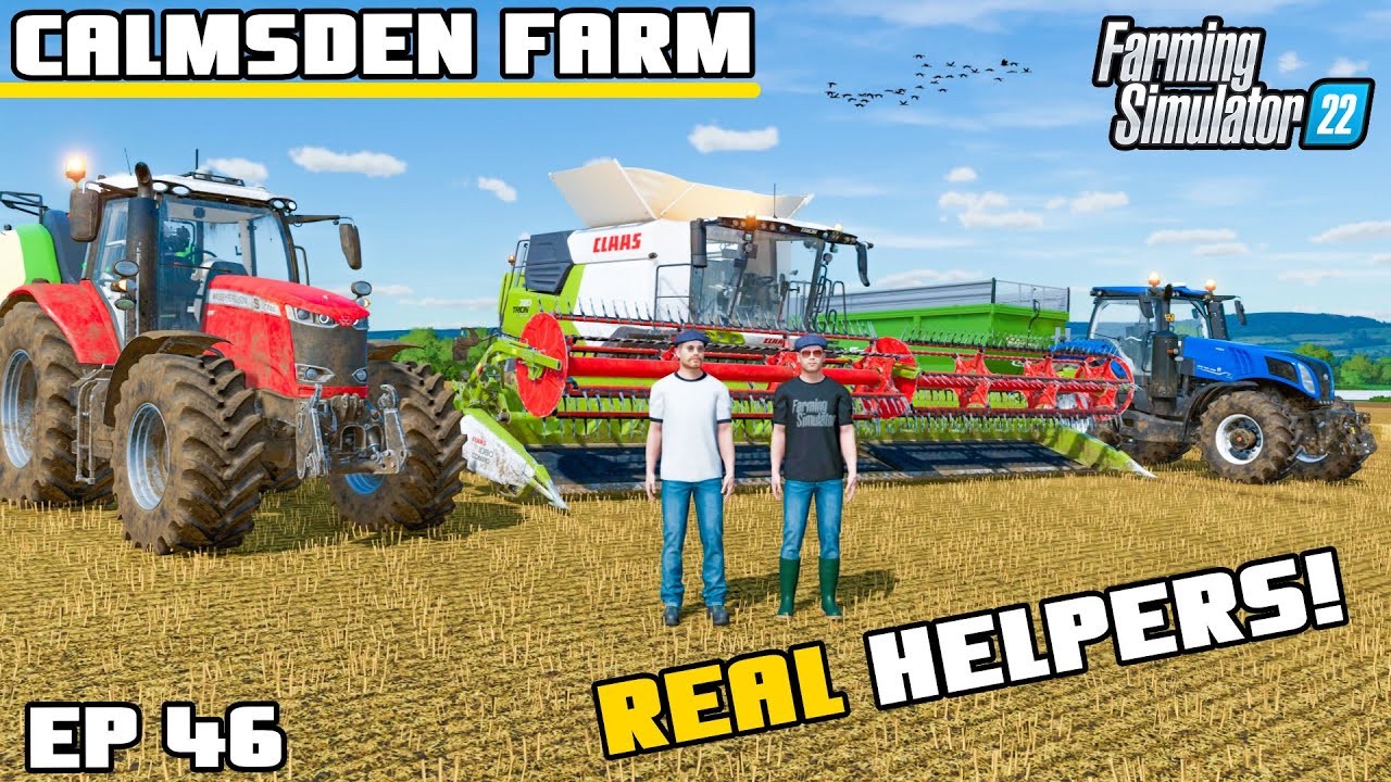 REAL HELPERS!! A CHANGE FOR THE SERIES | Calmsden Farm | Farming ...