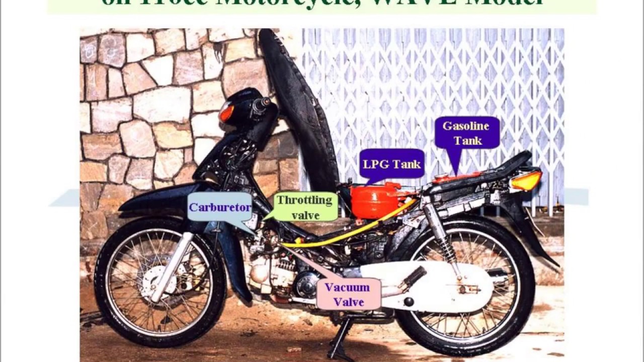 MotorCycle Convert to LPG - YouTube