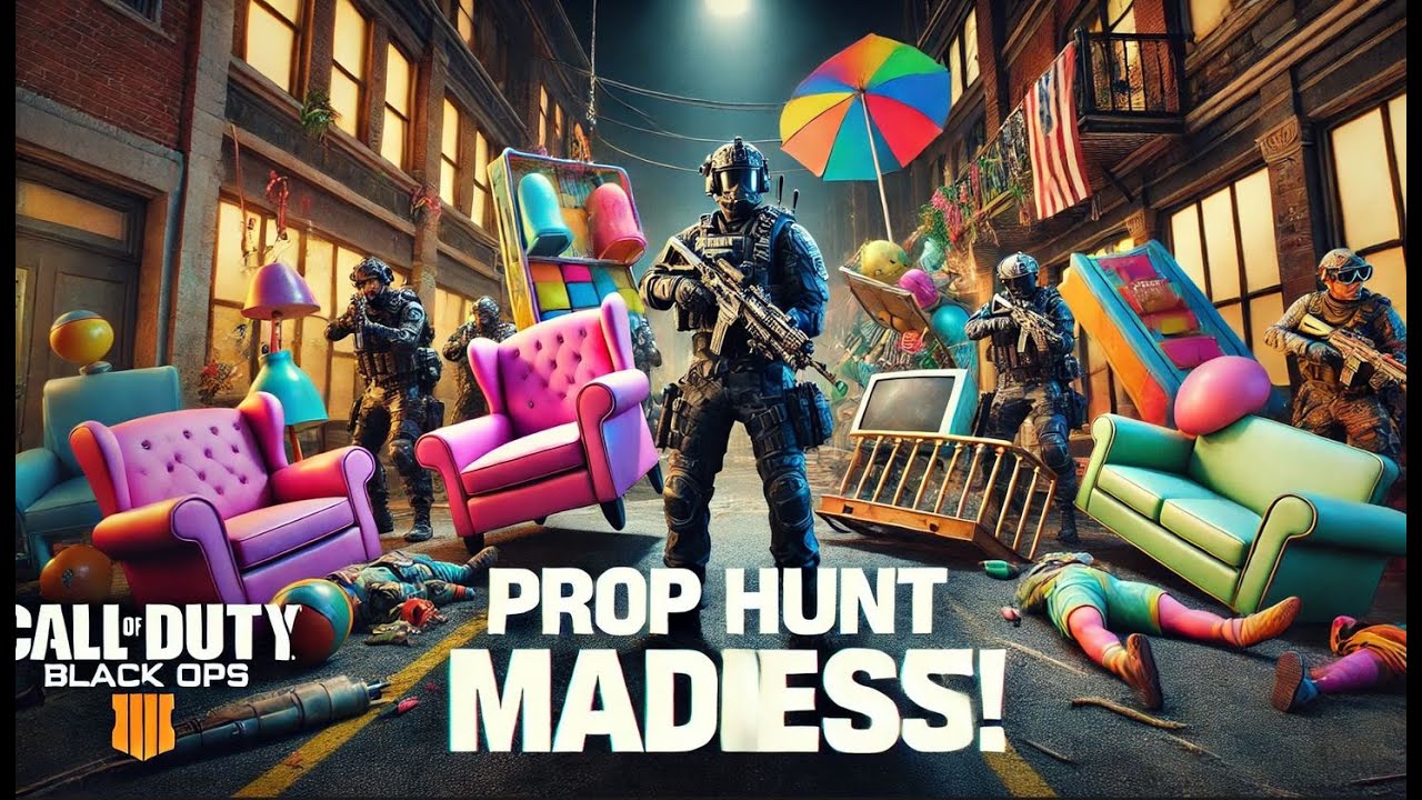 Chasing Them as A Barrel in Prop Hunt | Call of Duty Black Ops 6 Prop ...
