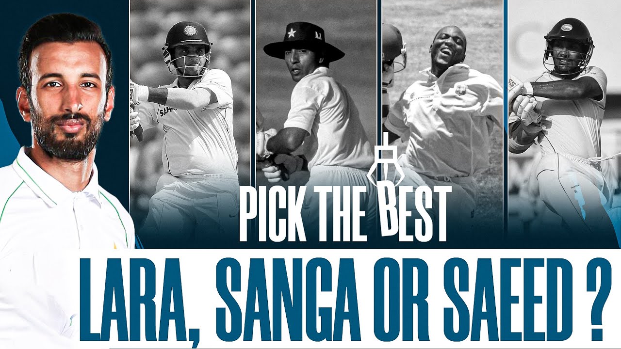 Saeed Anwar, Lara or Ganguly? Pick the best left hander ft. Shan, #psl ...