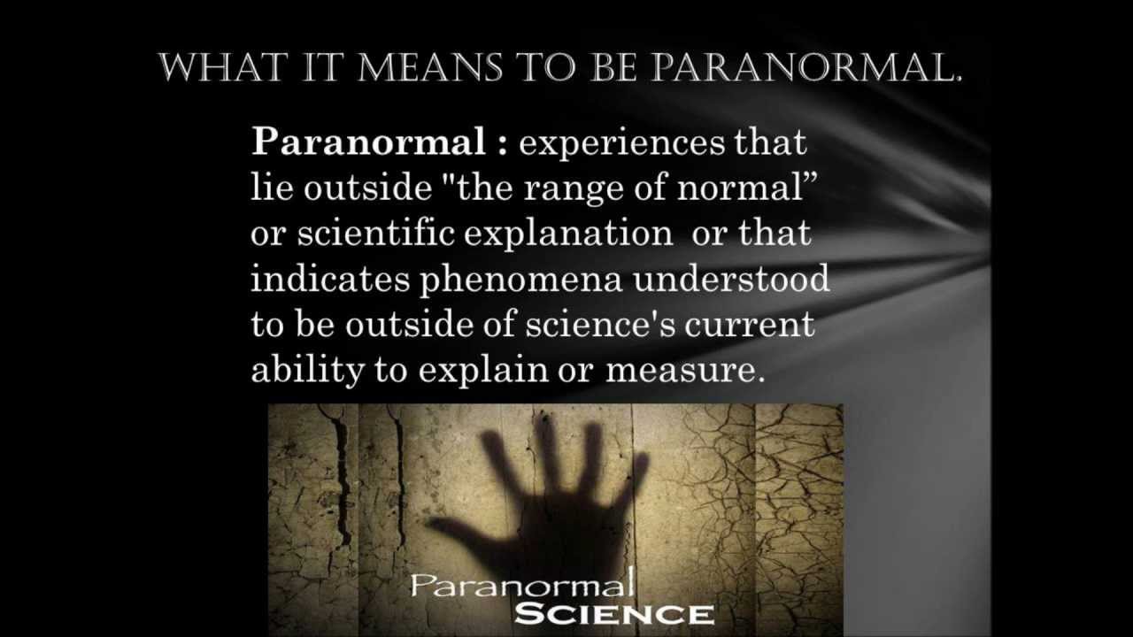 Paranormal Community - YouTube