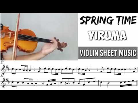 Free Sheet || Spring Time - Yiruma || Violin Sheet Music