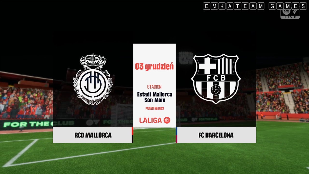 FC 25 | La Liga | 2024/2025 | RCD Mallorca - FC Barcelona - YouTube