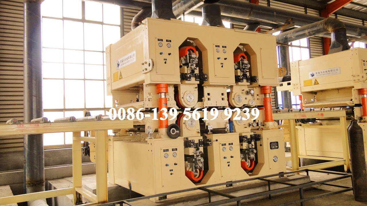 Used Sufoma particle board sanding machine for saling - YouTube