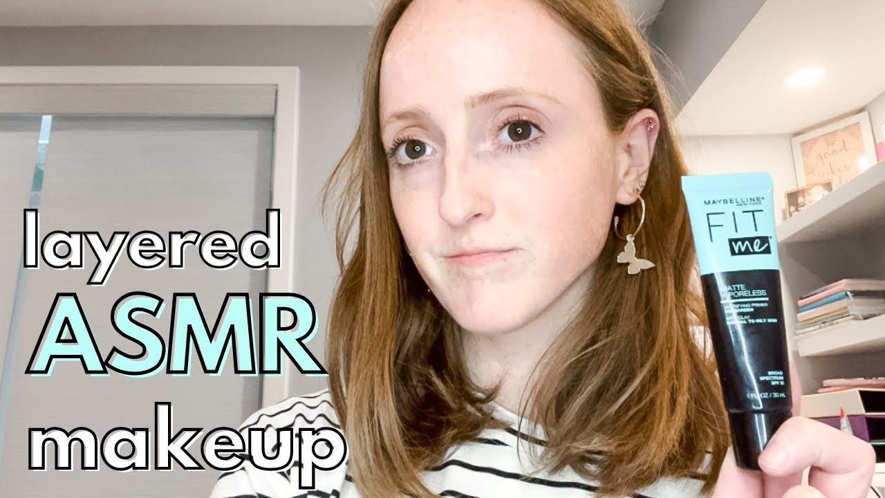 Doing your ASMR makeup in 1 minute | layered sounds & mouth sounds ...