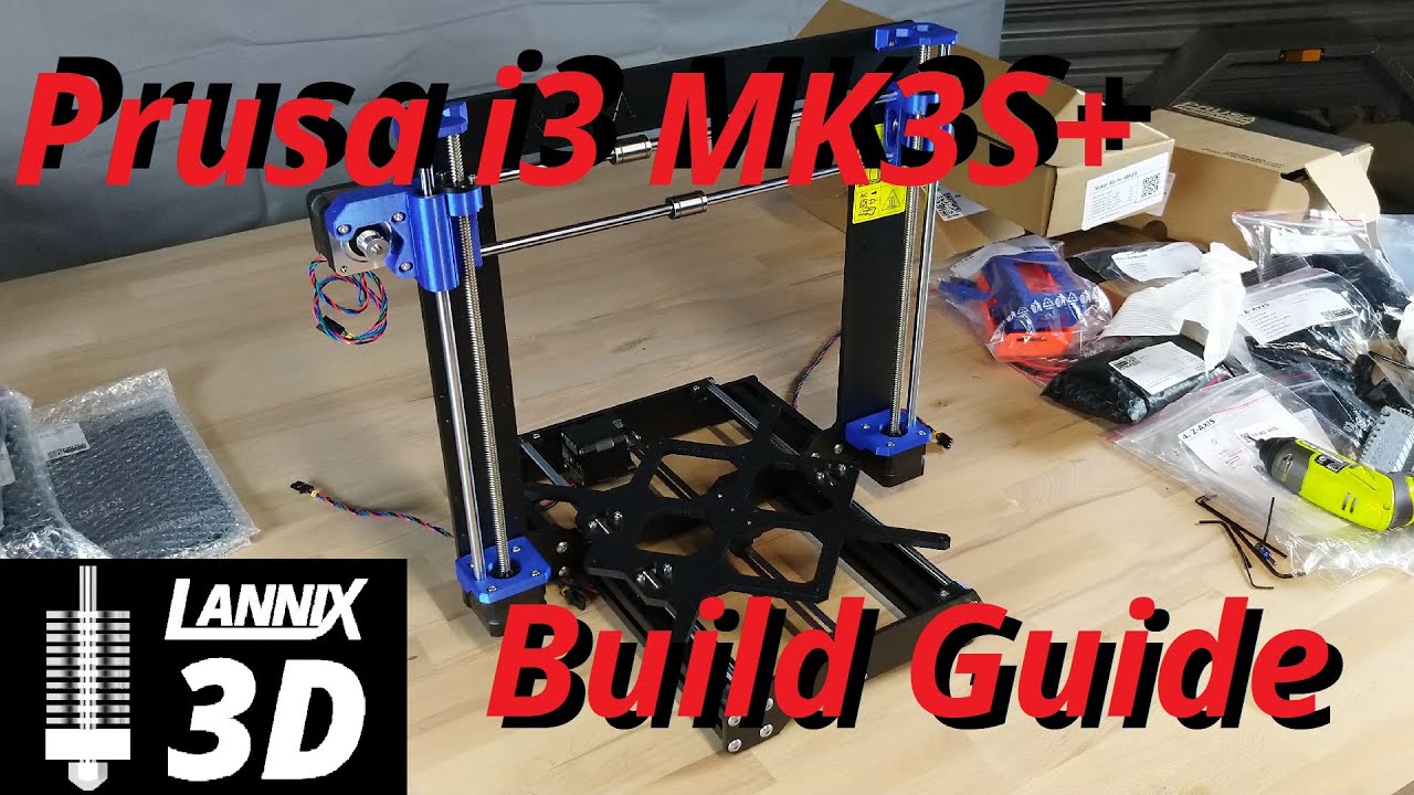 Prusa i3 MK3S+ Build Guide With Custom Colour Components - YouTube