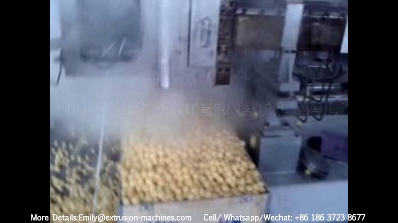 Food Processing Industry-- For Making Cheese Puff Ball -- Machinery ...