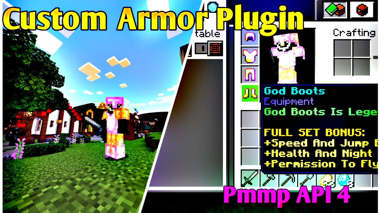 Pocketmine - MP || Burger Custom Armor Plugin Api 4 || Free Download ...
