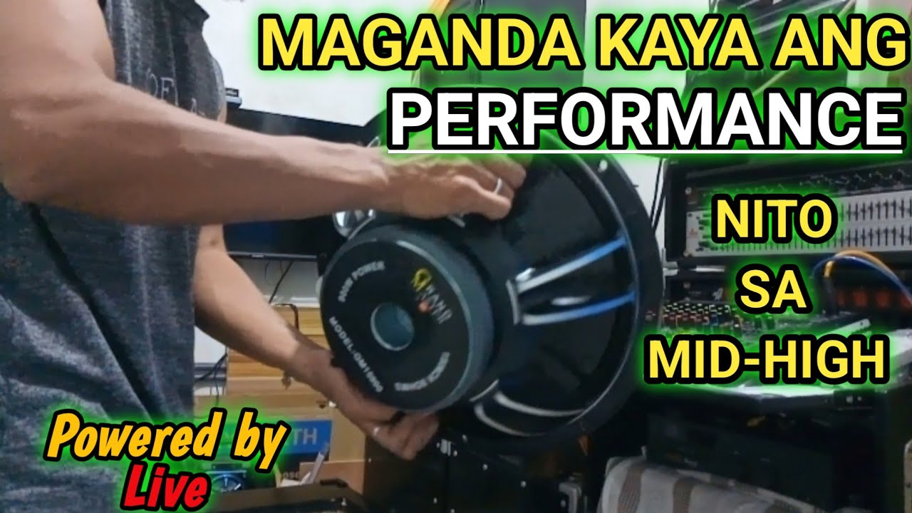 GRAND MASTER GM15 900WATTS SPEAKER SA RAON QUIAPO, POWERED BY LIVE ...