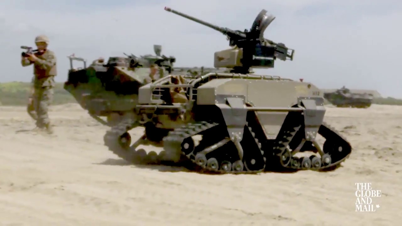 This robotic MUTT can pack a machine gun - YouTube