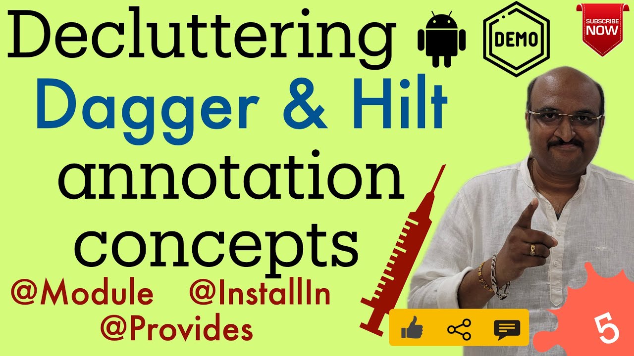 Dagger Hilt Annotations Explained | Module, InstallIn, Provides | Android Dependency Injection ...