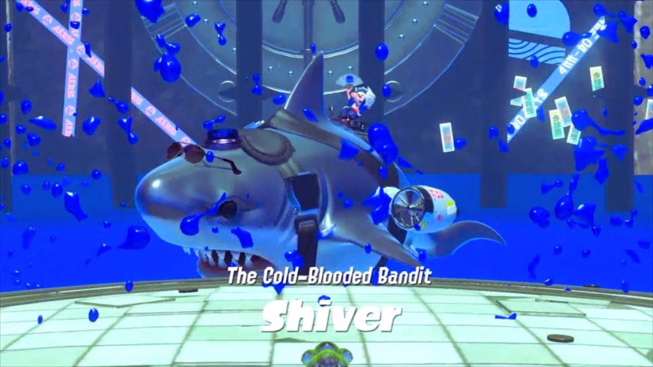 The Cold Blooded Bandit Shiver Boss Battle - Splatoon 3 - YouTube