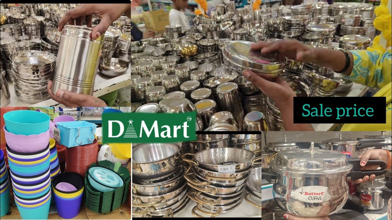 D-Mart clearness sale, steel pital fibre storage container usefull home ...