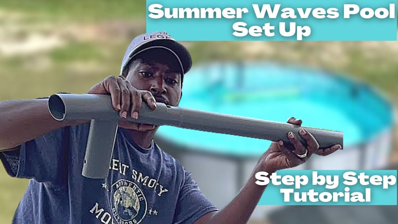 Summer Waves Pool Setup Tutorial - Step By Step Directions! - YouTube