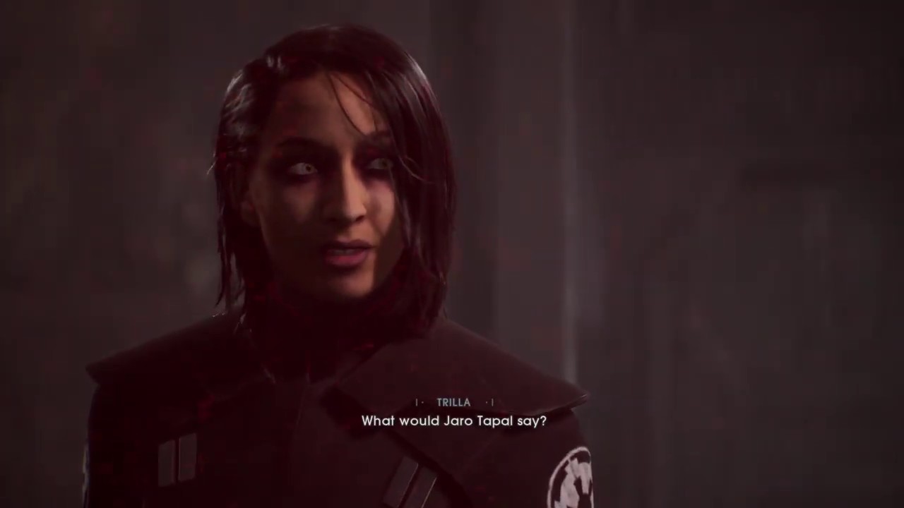 STAR WARS Jedi: Fallen Order Second Sister's Reveal Cutscene - YouTube