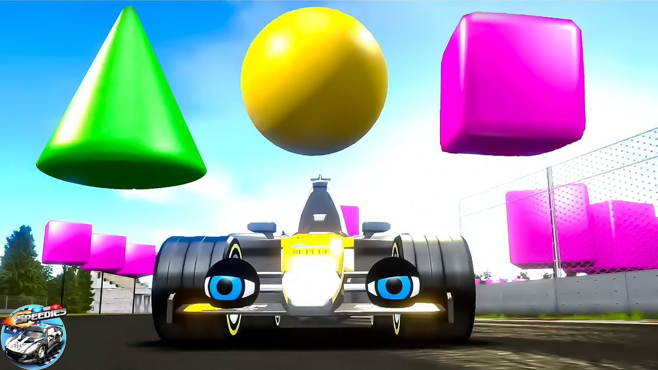 learn Shapes with Speedies Educational Videos & More Rhymes for Kids ...