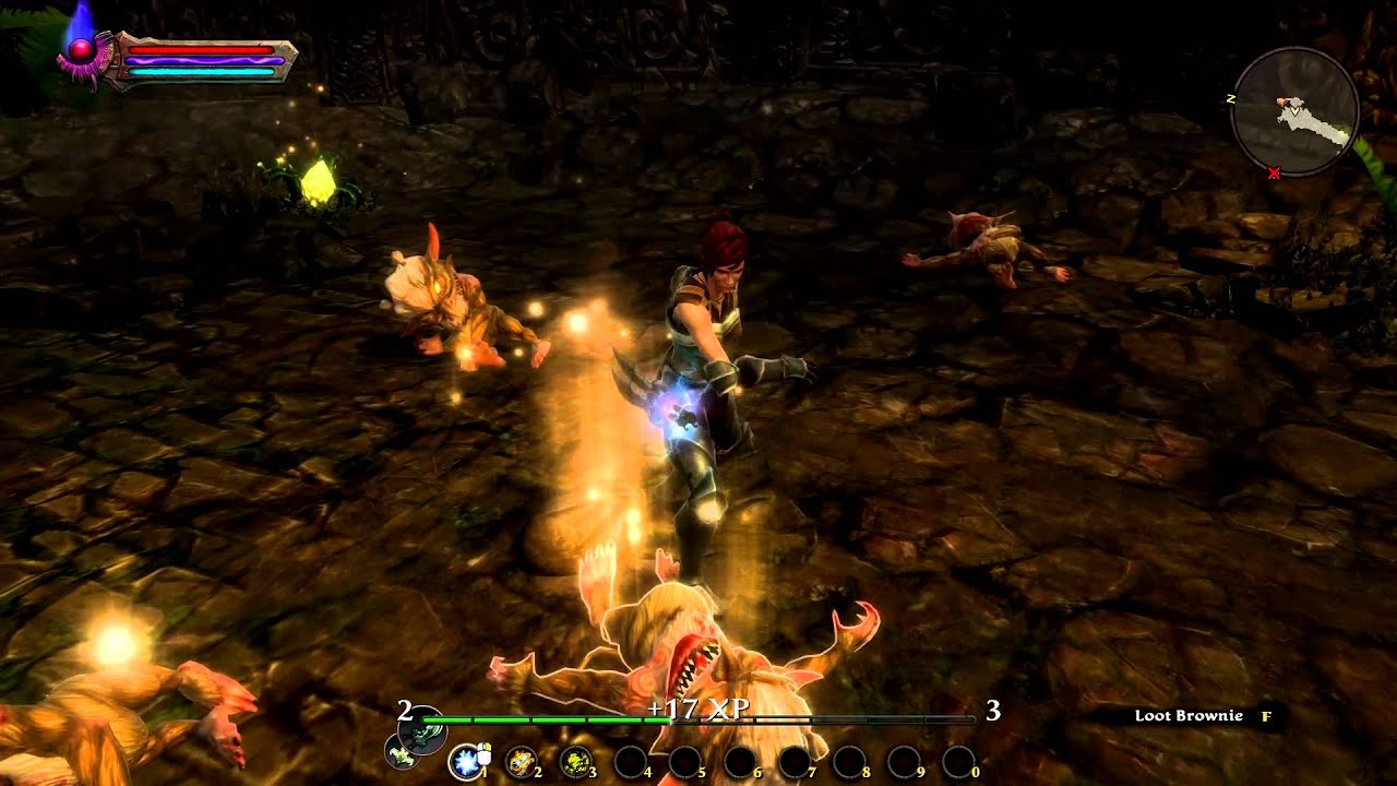 Kingdoms of Amalur: Reckoning combat gameplay - YouTube
