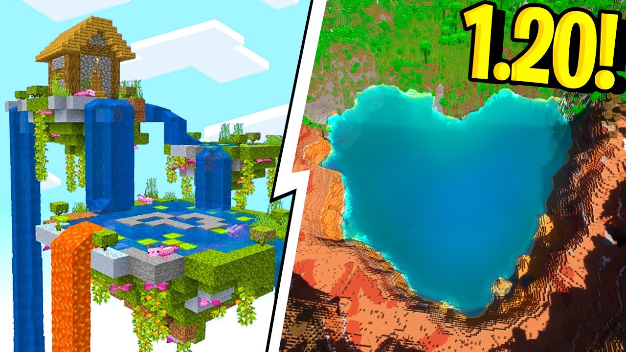 ENTRO NEI MONDI PIÙ BELLI DI MINECRAFT 1.20 - YouTube