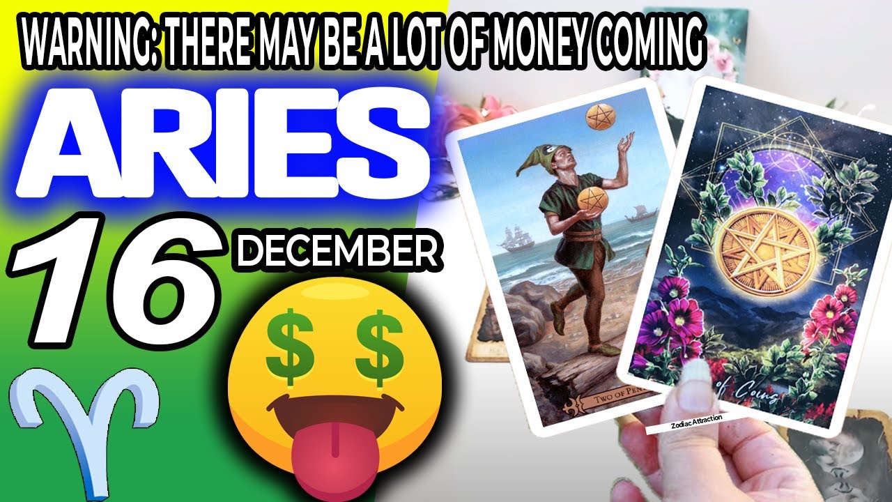 Aries ♈️ 😱WARNING: THERE MAY BE A LOT OF MONEY COMING 🤑💲 Horoscope for ...