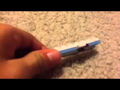 How to build a mini lego blue airplane - YouTube