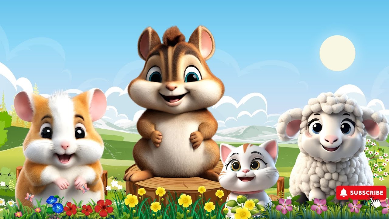 Animal Sounds: Hamster, Sheep, Cat, Chipmunk | Music For Relax - YouTube