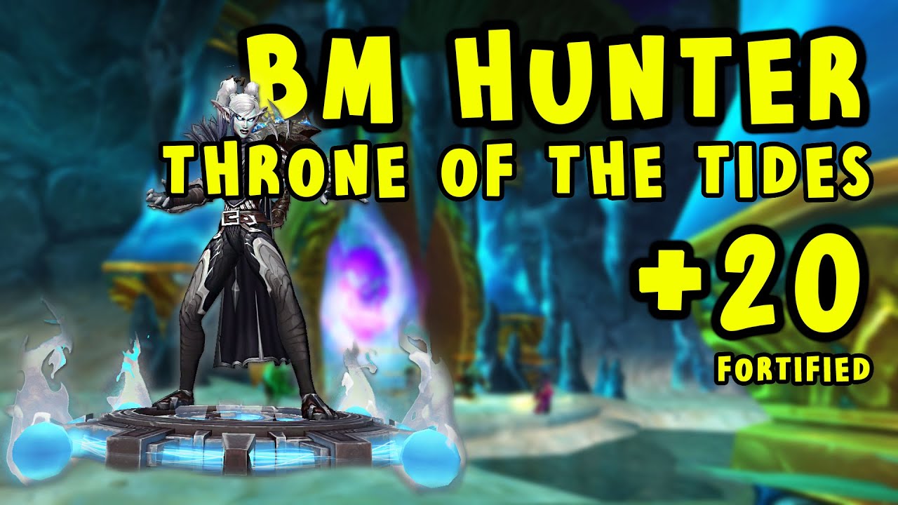 BM HUNTER - THRONE OF THE TIDES +20 #worldofwarcraft - YouTube