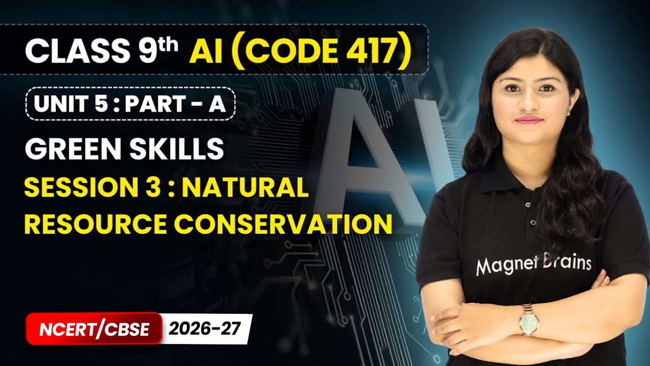 Session 3 : Natural Resource Conservation - Green Skills | Class 9 AI ...