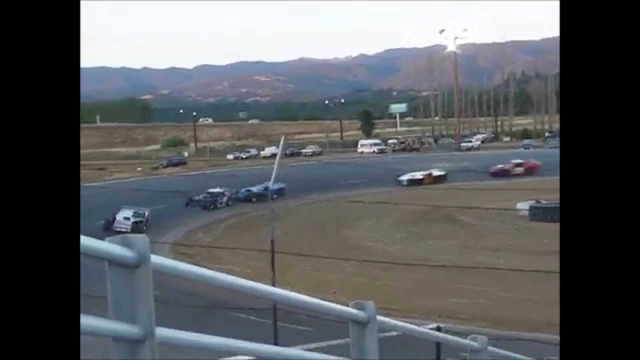Ukiah Speedway Modifieds June 14, 2014 - YouTube