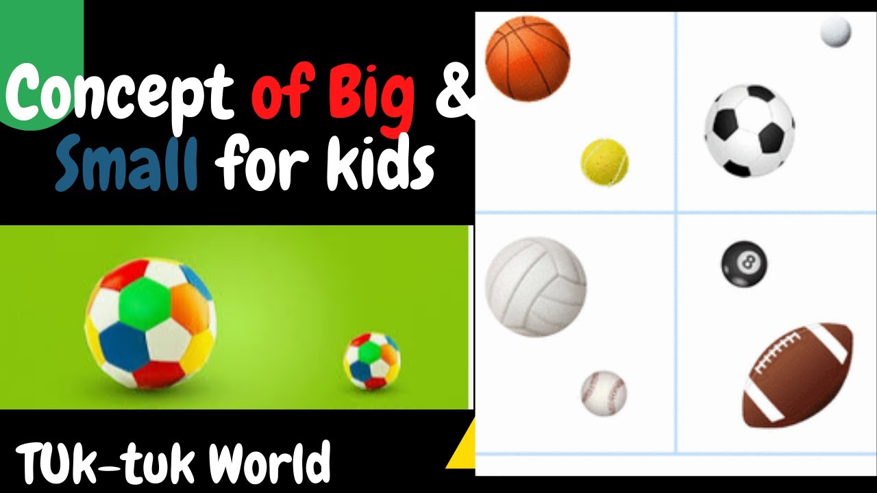 Child Big and Small || Concepts of Big & Small for Kids || बड़ा / छोटा ...