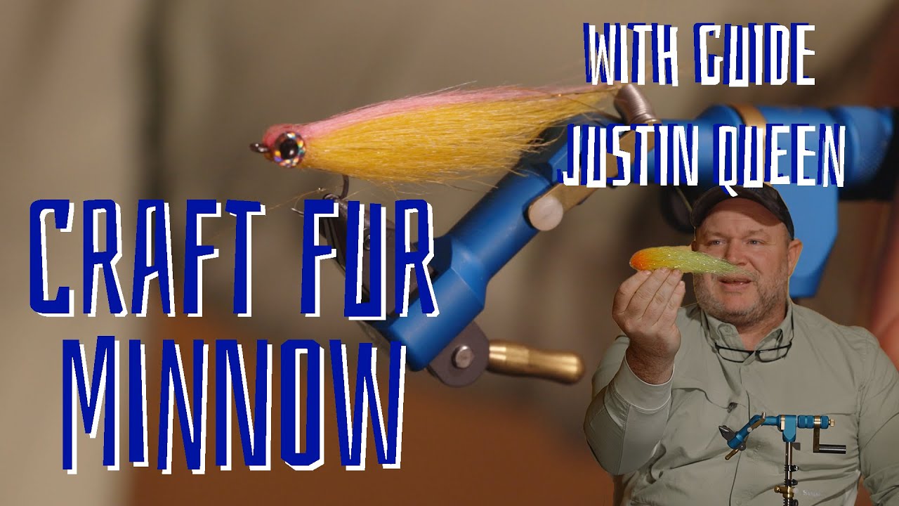 How to Tie a Craft Fur Minnow - Fly Tying Episode 7 - YouTube