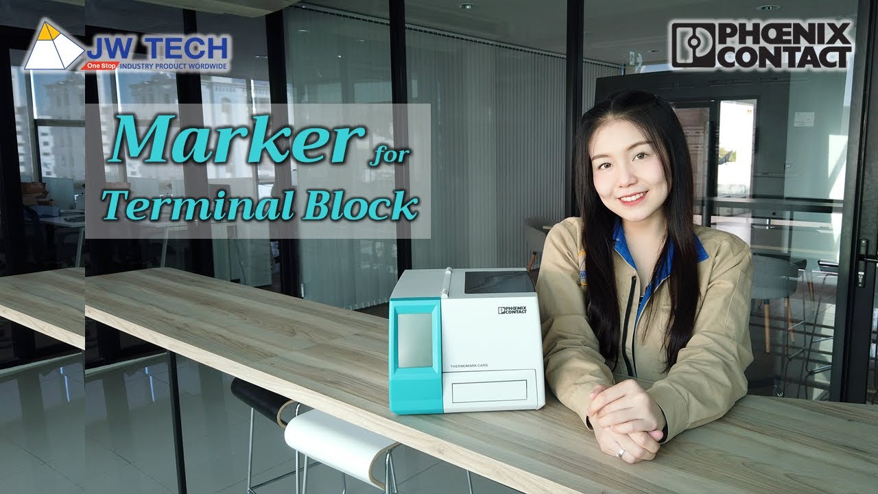 Marker for Terminal Block ของ Phoenix Contact - YouTube