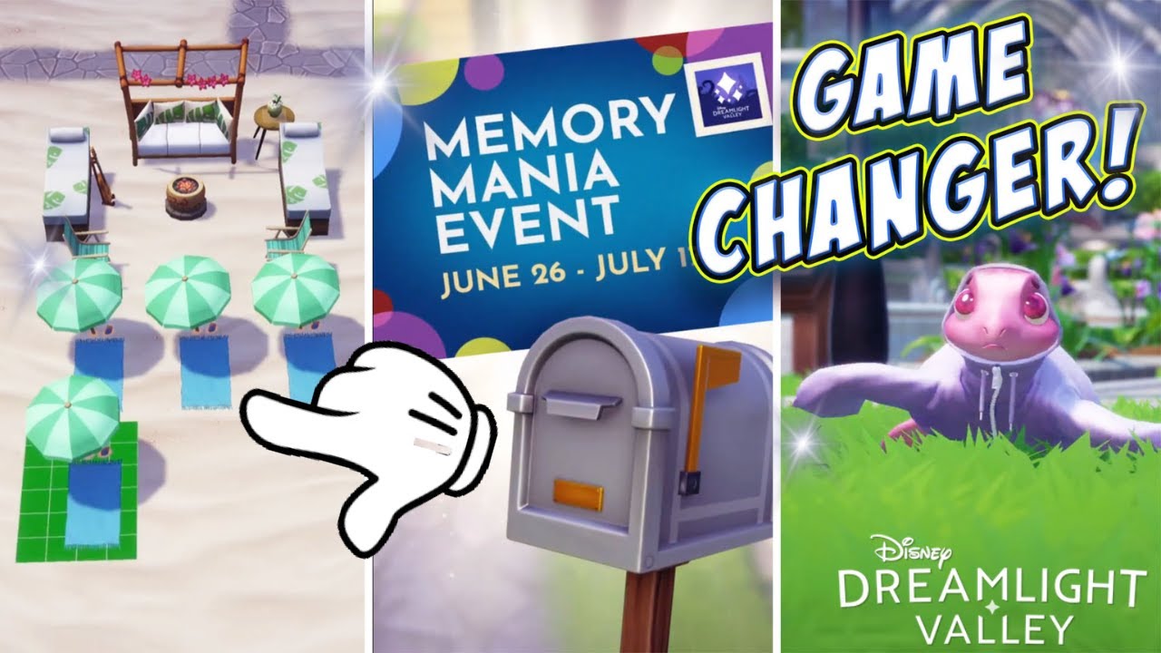 GAME CHANGING UPDATES! + NEW MEMORY MANIA EVENT! Disney Dreamlight ...