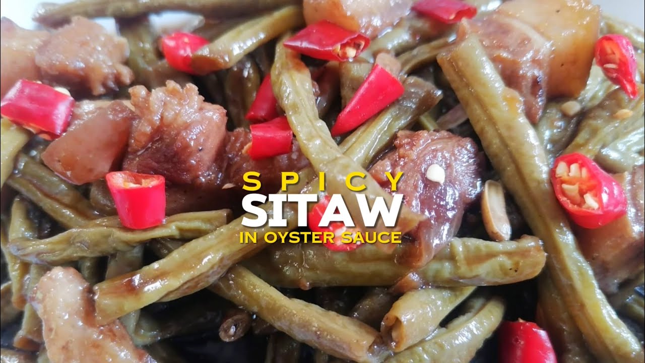 Mapapa aw at wow ka sa anghang sarap ng gulay na sitaw kaya try mo na ...