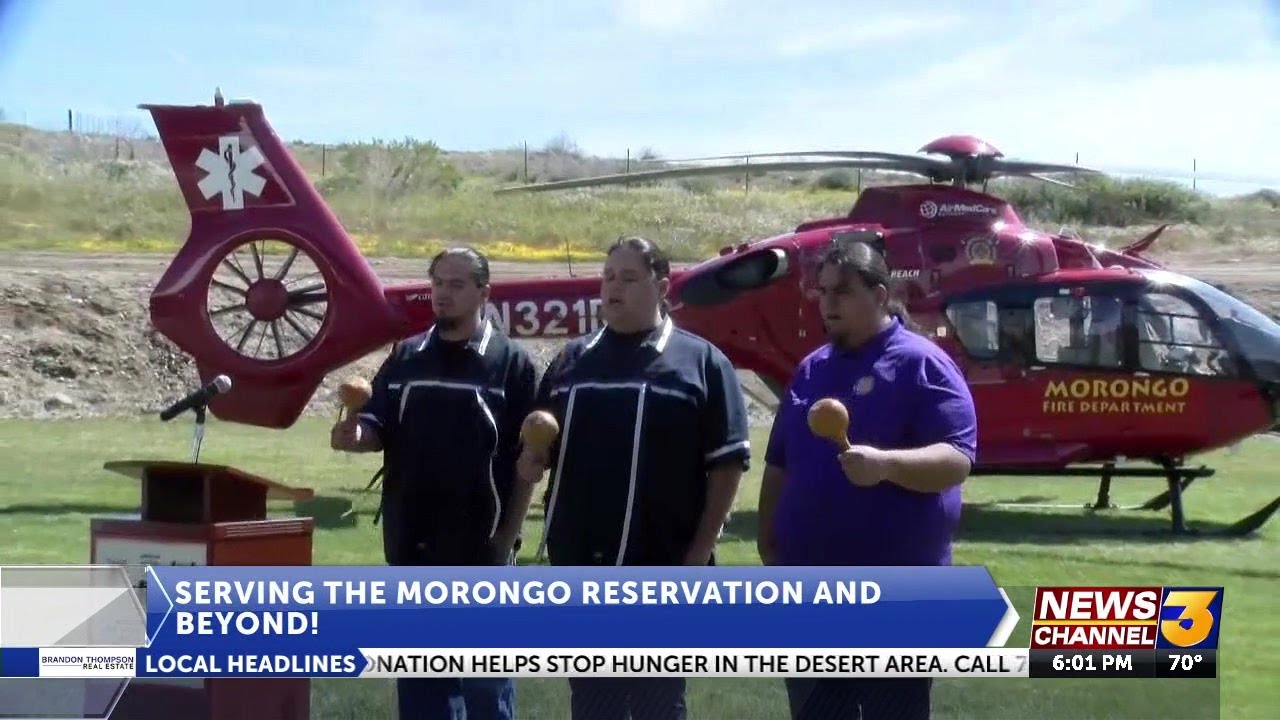 New Morongo tribal ground and air ambulances take flight - YouTube