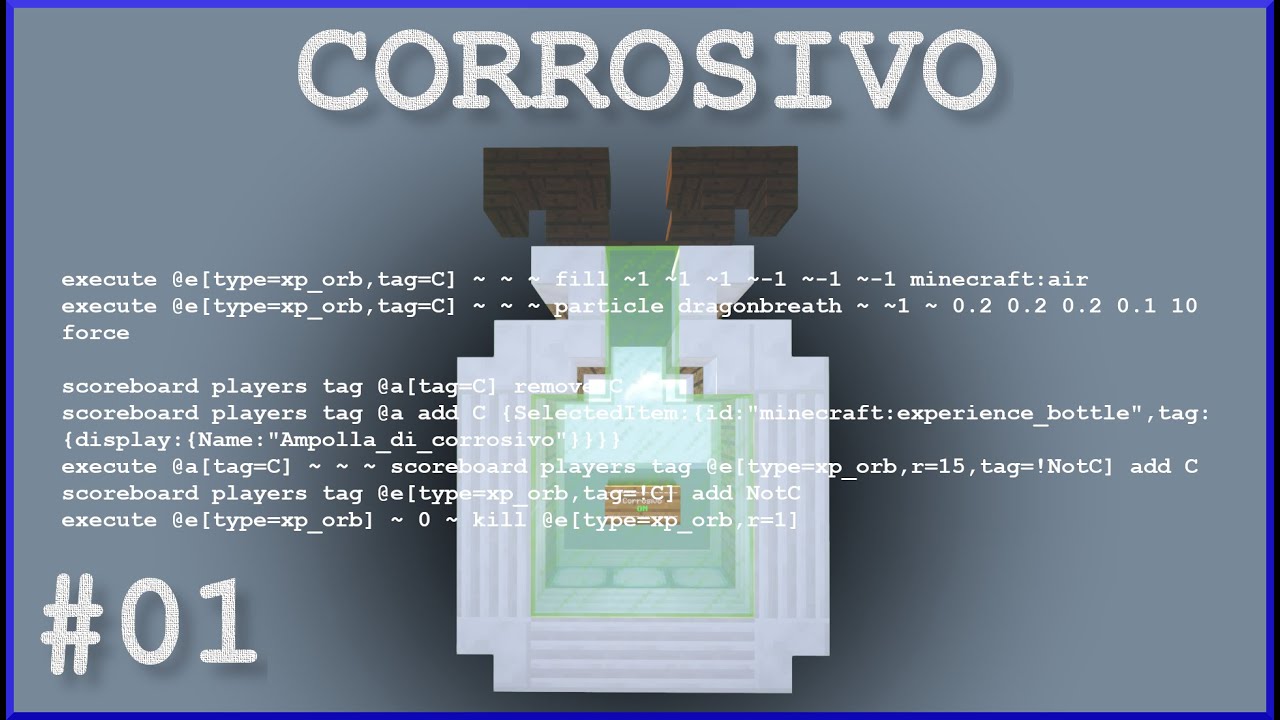 Minecraft - Un'ampolla di corrosivo - YouTube