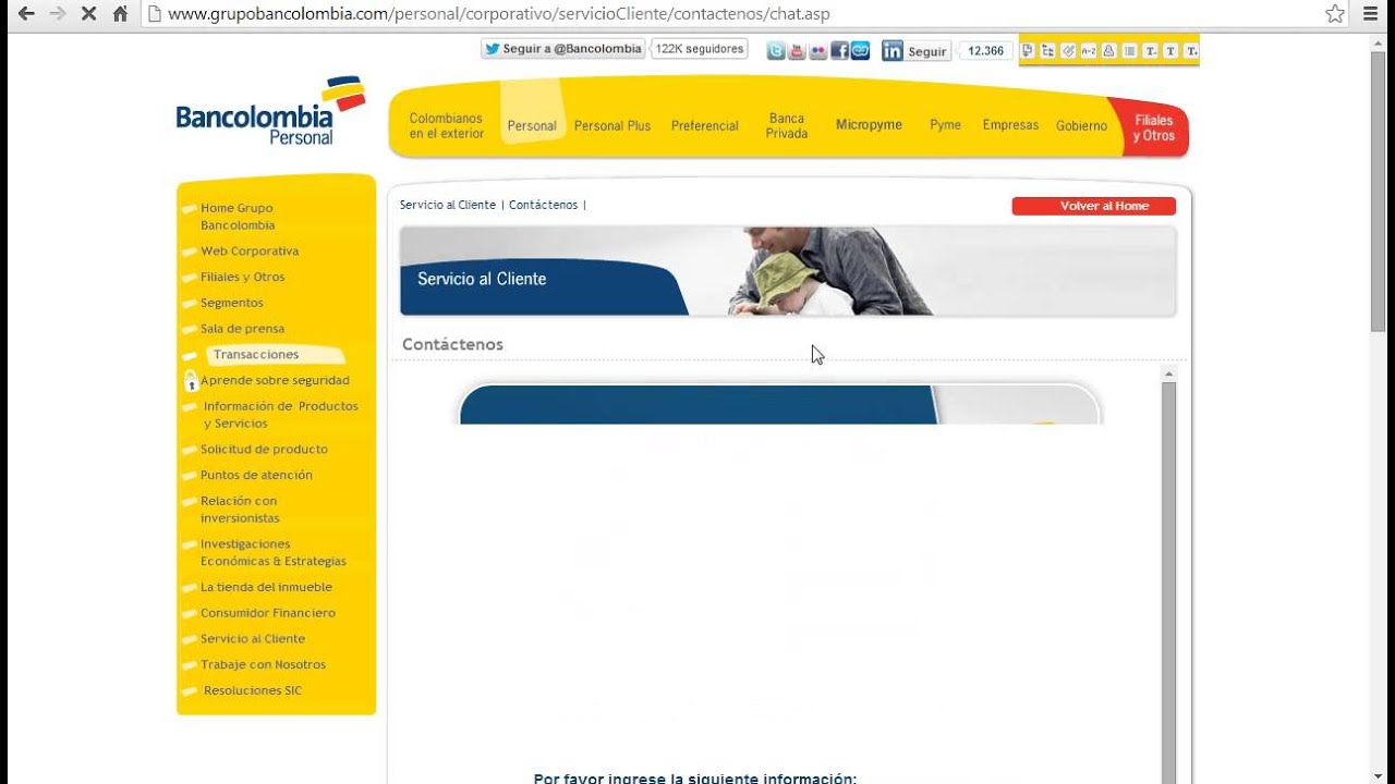 Bancolombia - Atencion Al Cliente - Servicio Al Cliente - YouTube