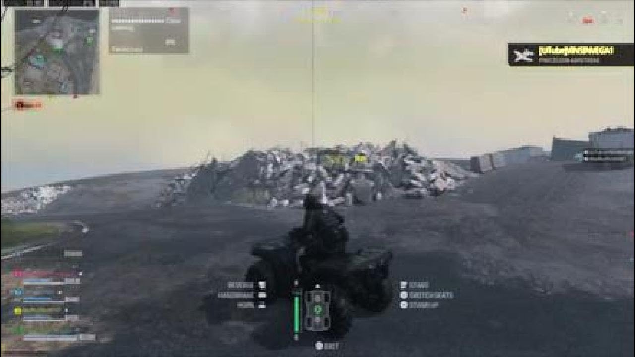 Strategic Air Strike on the back of the 4 wheeler - YouTube