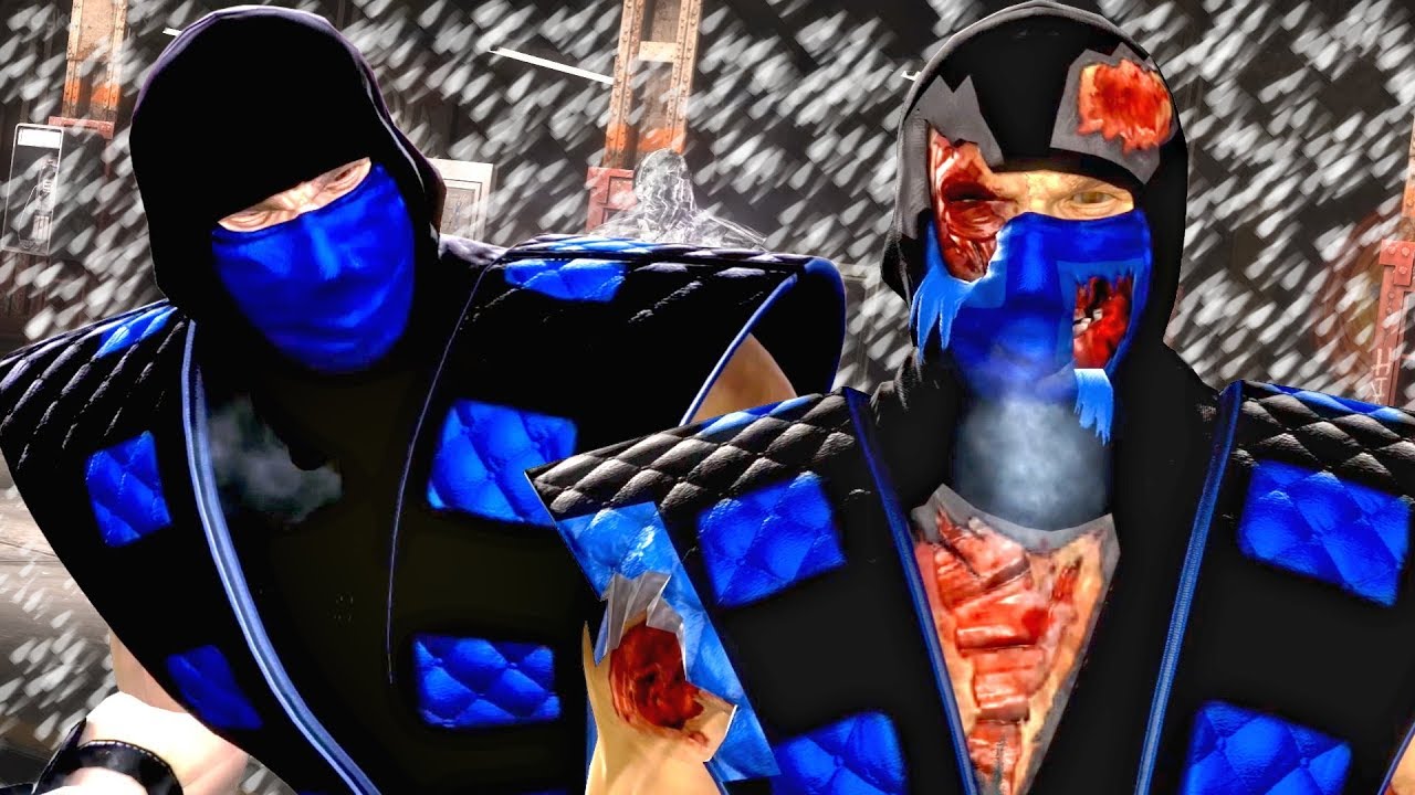 MK9 SAMURAI SUB-ZERO | Expert Ladder Gameplay Playtrough Mod Fatalities ...