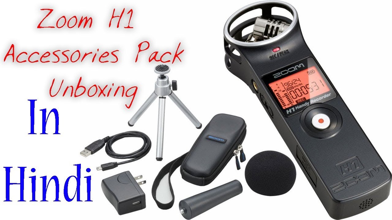 Zoom H1 Accessories Pack Unboxing In Hindi - YouTube