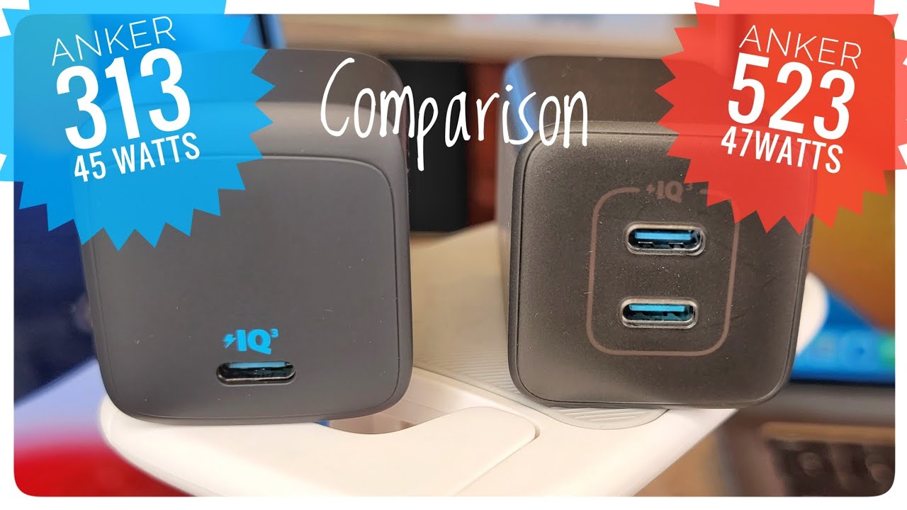 Anker ACE 313 vs Anker 523 USB-C Fast Charger Comparison Best for ...