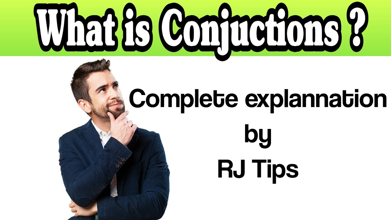 What is Conjuctions|| Complete Explanation by RJ Tips - YouTube