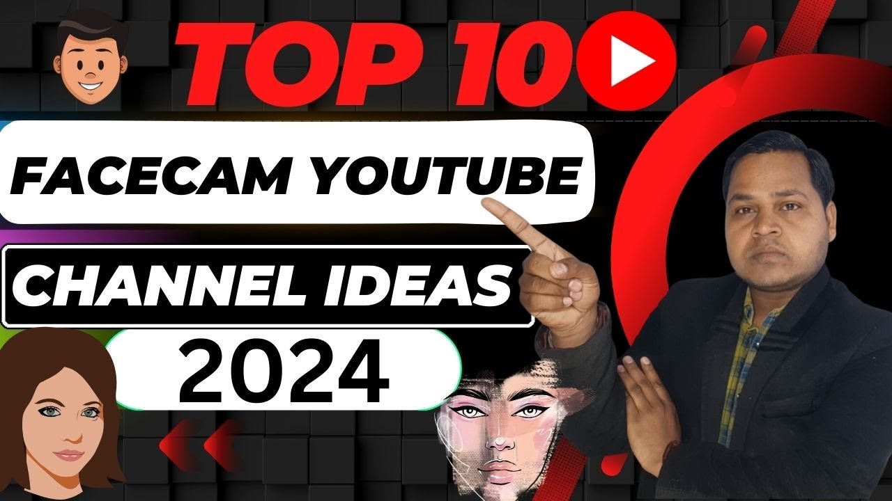 (203) Top 10 Unique Facecam YouTube Channel Ideas 2024 | Facecam ...