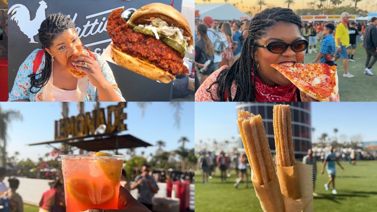 What I Ate at COACHELLA |Taste Testing The BEST Food at COACHELLA - YouTube
