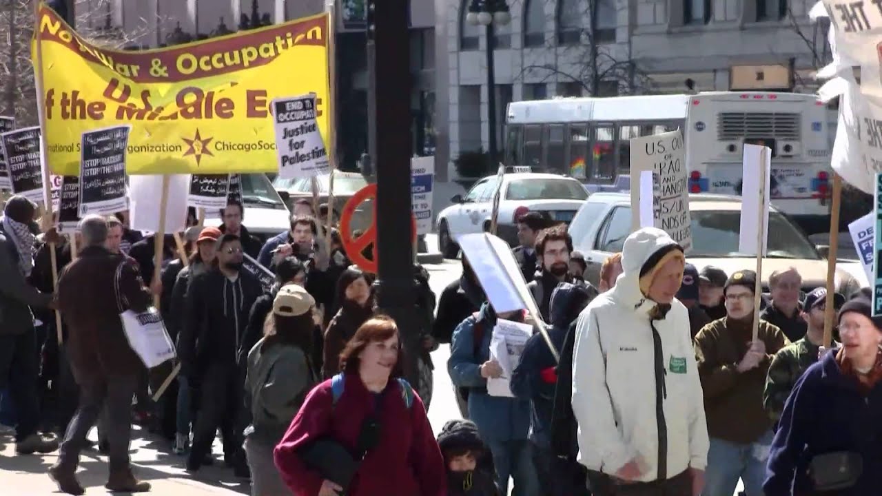 Chicago Anti War and Occupation Protest 2011 HD - YouTube