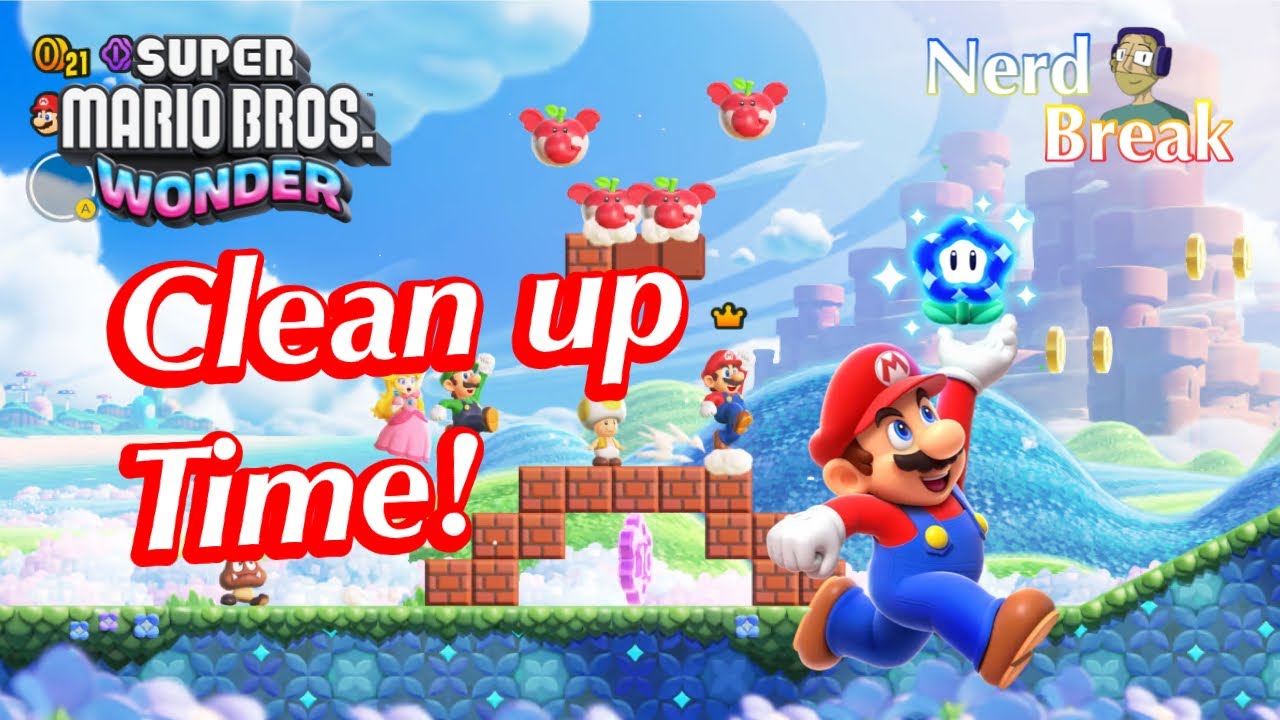 Clean Up Time! Super Mario Bros Wonder (Stream #333) - YouTube