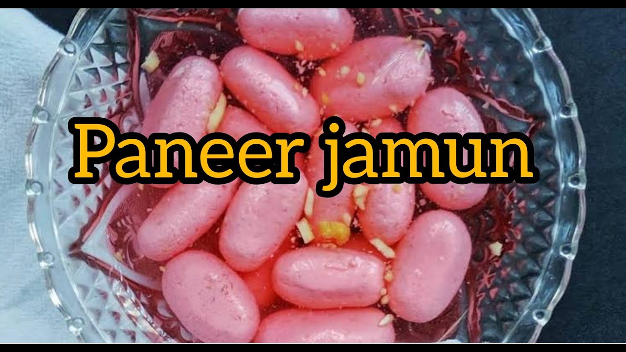 Paneer Jamun | Rose Jamun | Paneer Gulab Jamun Recipe in Tamil | Easy ...