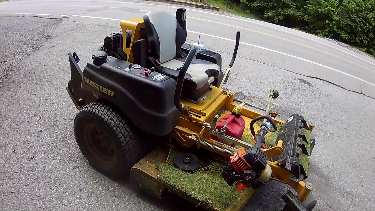 OVERGROWN COMMERCIAL PROPERTY CUT!!!!! - YouTube