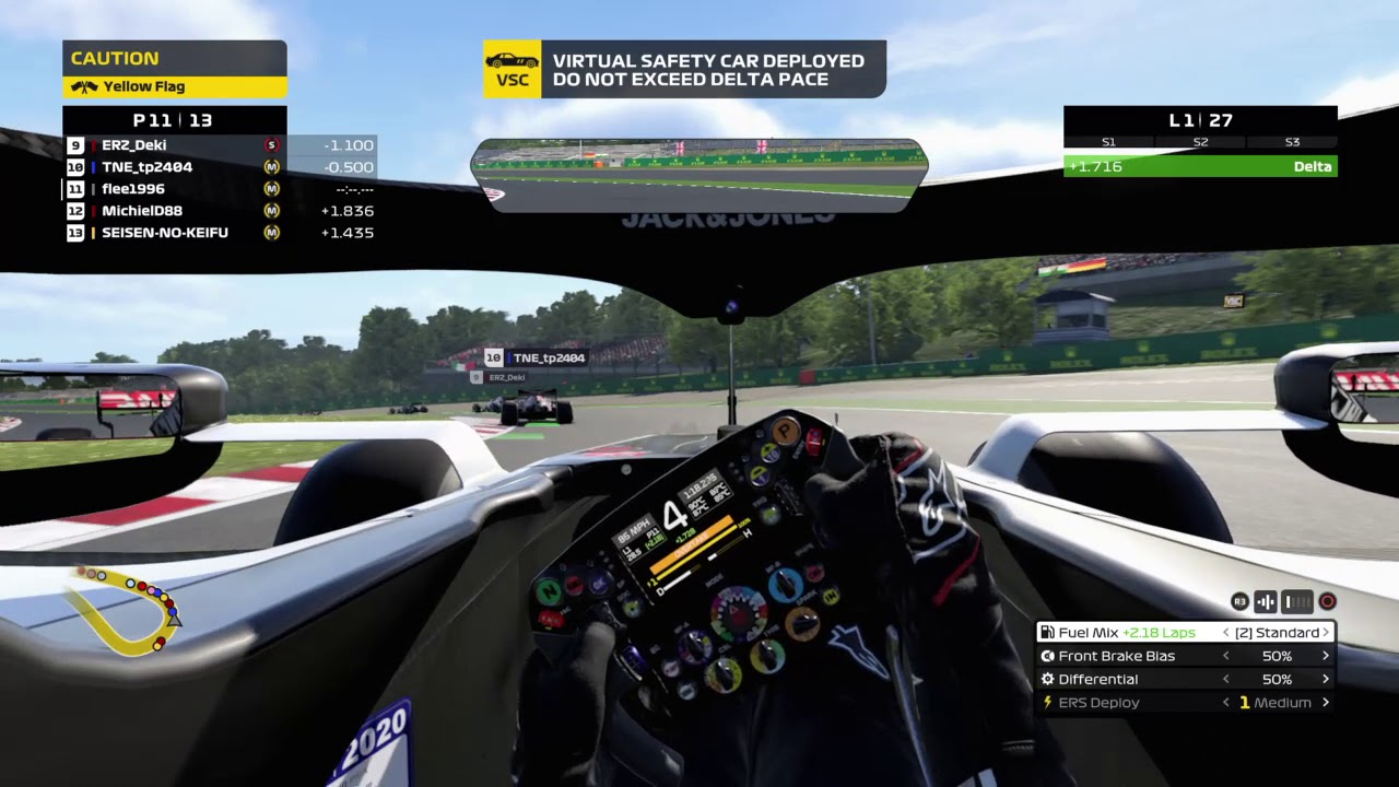 F1 2020 amazing vsc restart - YouTube